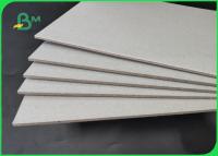 China 800GSM Recycled Pulp Chipboard Uncoated All Grey With ISO For Binder Cover for sale