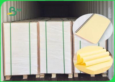 China 70GSM 80GSM Yellow Woodfree Paper / Bond Paper 100% Virgin Pulp for sale