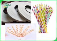 China FDA 60G 120G Straw Drinking Paper Colorful DIY Pattern Using In Beverages for sale