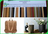 China 0.8mm Tough Stiff Wear Resistant Colorful Washable Kraft Paper For Bag for sale