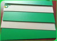 China 1.2mm 1.3mm Green Lacquered Carton Board Grey Rigid Cardboard For Storage Boxes for sale