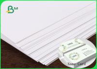 China ISO High Thickness Ivory Board Paper C1S White Cardboard 1.35MM 1.5MM For Making Name Card for sale