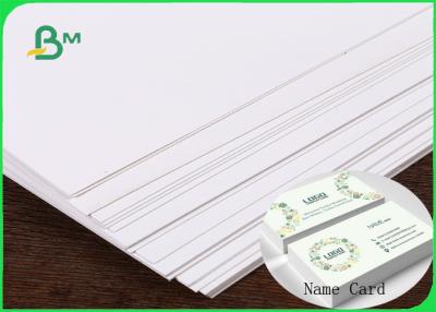 China ISO High Thickness Ivory Board Paper C1S White Cardboard 1.35MM 1.5MM For Making Name Card for sale