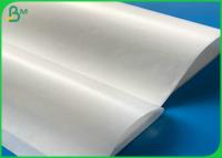 China 30gsm to 50gsm MG White Craft Roll Single Sided Glossy Meat Wrapping Paper for sale