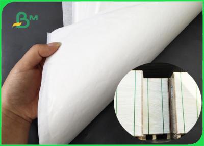 China White Color One Side Glossy Kraft Paper Innoxious 30GSM 70CM 90CM 100CM for sale