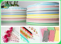 China 60GSM FDA Approved All Yellow Stripe Paper Harmless To Make Straw Paper for sale