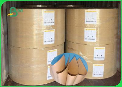 China Width 70×100cm Tear Resistant Smooth Surface 70 - 80g Brown FDA Kraft Paper In Roll for sale