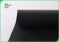 China Glossy And Textured Black Color Washable Kraft Paper Wear - Resisting Durable for sale