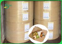 China 30gsm 40gsm Food Grade One Side Coated White Kraft Paper In Ream for sale