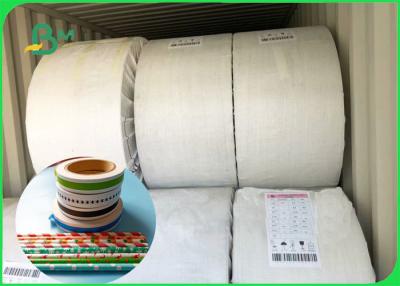 China Width 15 - 600mm Waterproof 60gsm FDA Color Printing Straw Paper For Drinking for sale
