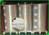 China Food Grade And Greaseproof 45GSM MG White Kraft With One Side Coated for sale