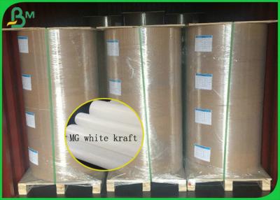 China Food Grade And Greaseproof 45GSM MG White Kraft With One Side Coated for sale