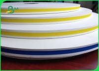 China Food Grade Yellow Straw Paper 15MM Width Degradable Using In Party Drinks for sale
