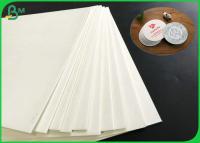 China Good Water Absorption 1.4mm 1.6mm 1.8mm White Absorbent Paper For Coaster Board for sale