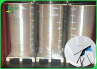 China Width 200mm Durable And High Water Absorbability White Coaster Paper In Roll for sale