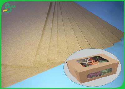 China 70 * 100cm 200gsm - 400gsm ISO SGS Brown Kraft Board For Making Boxes for sale