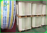 China FDA Ink Striped Straw Paper 100% Chemical Free Recyclable 60gsm 120gsm for sale