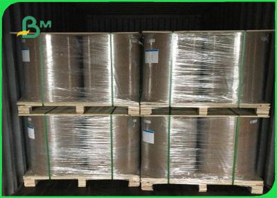 China Greaseproof Brown Color 50 + 10G PE Coated One Side Paper For Food Packaging for sale