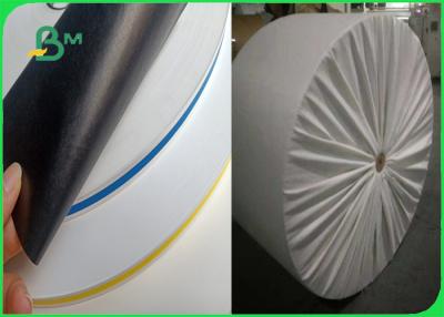 China Jumbo Roll 600mm Hard Not Easily Deformed Colored 60 / 120gsm Straw Paper For Drink for sale