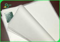 China 30gsm 35 gsm Food Grade Uncoated White Sack Kraft Paper FDA EU SGS Certified for sale