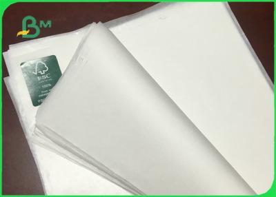 China 30gsm 35 gsm Food Grade Uncoated White Sack Kraft Paper FDA EU SGS Certified for sale