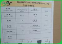China Food Grade UWF Virgin Woodfree Paper 80 Gsm To 120 Gsm OBA Free Reels Size 40