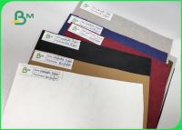 China 0.55mm Kraft Paper Red Color Washable Smooth Surface Width 150cm For Bags for sale