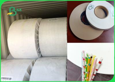 China 60gsm 120gsm Good Waterproof Performance Slitted Paper For White Food Grade Paper Straw for sale