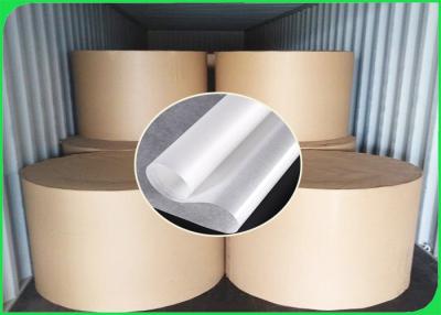 China Bleached White Color MG MF Kraft Paper Grease Proof Food Grade In Jumbo Rolls for sale