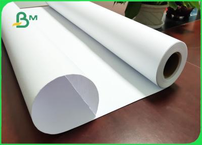 China White Paper 20LB Bond Rolls With 2'' Paper Core For HP Length Custom - Made for sale