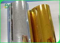 China 255gsm 325gsm Super Smooth And Bright Laser Gold And Silver Paper For Hardcover Box for sale