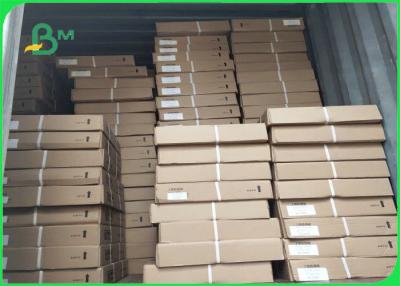 China 20LB 75GSM White Inkjet Bond Paper Rolls With 2 Inch Cores For HP Printers for sale