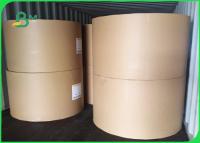 China 80gsm 90gsm White Craft Paper 100% Safe Can Print In Rolls For Flour Bag for sale