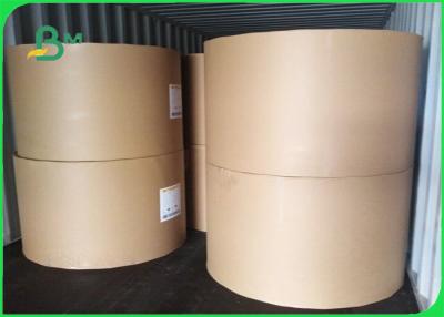 China 80gsm 90gsm White Craft Paper 100% Safe Can Print In Rolls For Flour Bag for sale