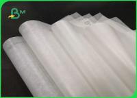 China 40gsm Natural White Greaseproof Paper For Burger Wrapping 76CM Food Safe for sale