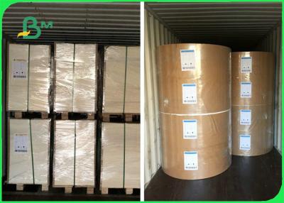 China 250gsm - 360gsm Clay Coated Kraft Back For Detergent Box for sale