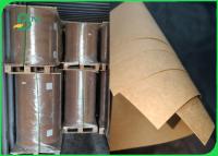 China 300gsm 350gsm Food Grade Brown Kraft Paper High Bursting Resistance In Roll for sale