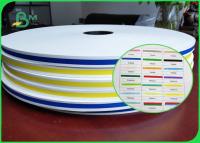 China Diameter 550m 60gsm Striped Printing Straw Paper FDA Green Brown Black for sale