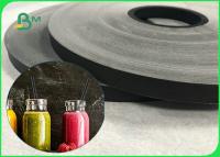 China Food Grade Super Shiny 60gsm Full Black Or Printed MG Kraft Paper For Straws for sale