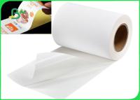 China Self - Adhesive 55GSM Thermal Sticker Paper For Bank Printer 4'' X 6