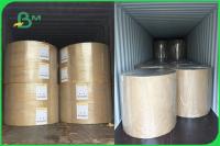 China 21cm x 100m Self - Adhesive Thermal Sticker Printing Paper For Label Barcodes for sale