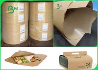 China 160g+10g Food Grade PE Environmentally Friendly Kraft Paper For Food Bag for sale