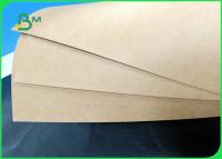 China 375gsm Good Stiffness No Deformation Brown Kraft Paper For Packing Box for sale