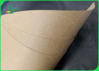 China 375gsm Good Stiffness No Deformation Brown Kraft Paper For Packing Box for sale