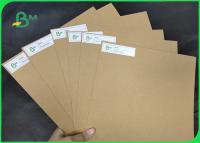 China 250 - 450gsm Unbleached Craft Board FDA Certified For Paper Tray for sale