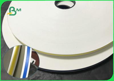 China Eco - Friendly 100% Safe 15MM 60GSM MG Kraft Paper Roll For 6MM Straws for sale