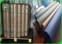 China 150cm×10m Comfortable Close To Leather Washable Kraft Paper In Roll for sale