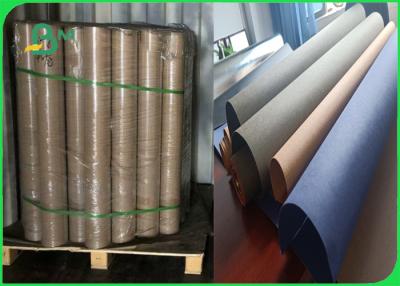 China 150cm×10m Comfortable Close To Leather Washable Kraft Paper In Roll for sale