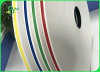 China 60gsm 120gsm FDA Colorful Food Grade Craft Paper Roll For Straws Making for sale