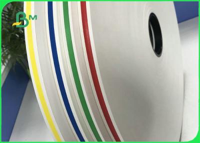 China 60gsm 120gsm FDA Colorful Food Grade Craft Paper Roll For Straws Making for sale